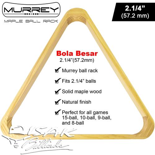 Jual Murrey Triangle Billiard Ball Rack - Maple - Segitiga Bola Biliar ...