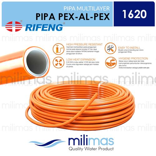 Jual RIFENG - Pipa Air Panas Multilayer B1620 (3/4") Orange - PEX-AL ...