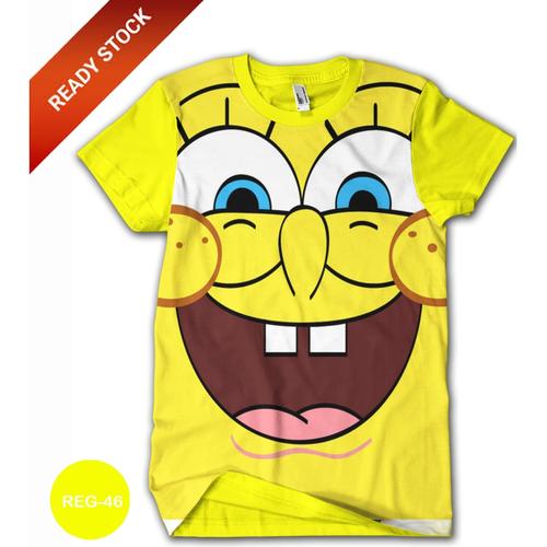 Jual Baju SpongeBob SquarePants Dewasa Kaos Spongebob Kartun Series # ...