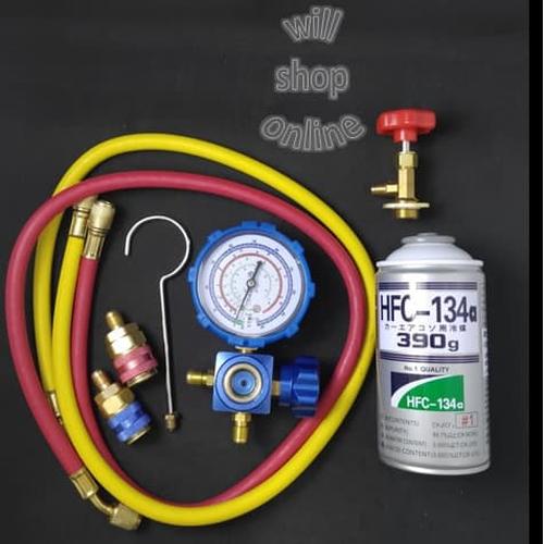 Jual PAKET ALAT PENGISIAN FREON AC MOBIL KULKAS KOMPLIT MURAH - HFC ...