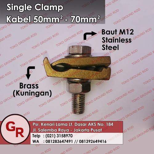 Jual Cable 50-70 mm Single Grounding Clamp / Klem 1 Kabel - Jakarta ...