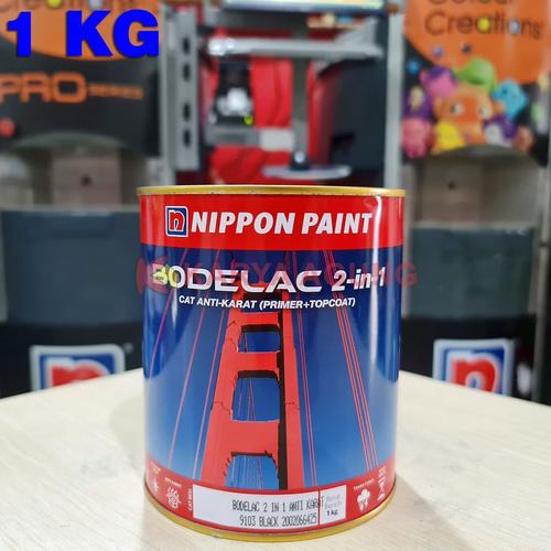 Jual Nippon BODELAC 2in1 Cat Besi Anti Karat Primer + Top Coat 1 KG ...