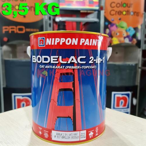 Jual Nippon BODELAC 2in1 Cat Besi Anti Karat Primer + Top Coat 3,5 KG Galon - Yellow 9105 - Kota ...
