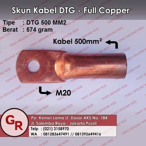 Jual DTG 500 mm2- Skun Kabel Tembaga panjang / Long Barrel Copper Cable ...