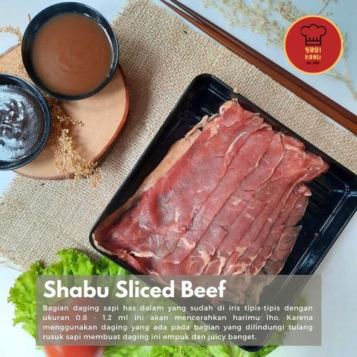 Jual DAGING SAPI Grill BEEF SIRLOIN SLICE (LowFat) SHABU-SHABU 250 GR ...