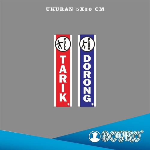 Jual Acrylic Sign / Papan Tanda "Tarik Dorong / Push Pull" - Kota ...