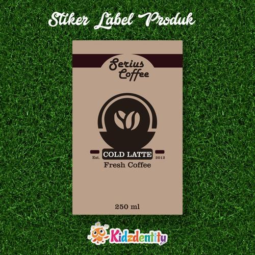 Jual STIKER LABEL PRODUK PERSEGI PANJANG "COFFEE" KOPI - Kota ...