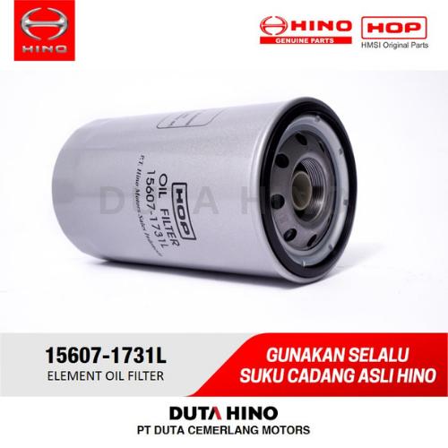 Jual Filter Oli Hino Bus / Bis R260 / RK / RG / AK / 15607-1731L / AK ...
