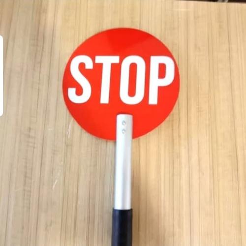 Jual SIGN PLAT K3 RAMBU SAFETY STOP BOLAK BALIK GO UKURAN DIAMETER 20CM ...