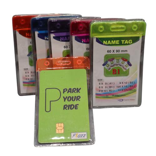 Jual Name Tag Warna B1 /card case/name tag holder/id card/mika kartu ...