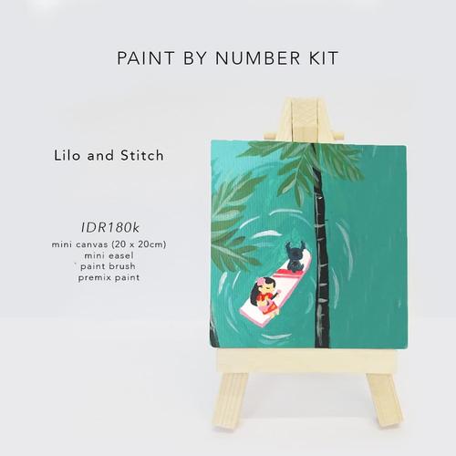 Jual paint by number / mewarnai / anak / alat lukis / cat warna ...