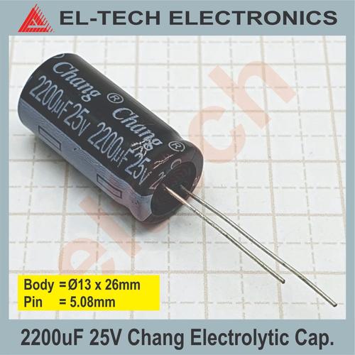 Jual 2200uF 2200 uF 25V Mikro Elektrolit Capacitor Kapasitor Elco Elko ...