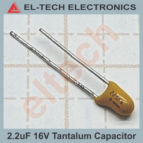 Jual 2.2uF 2.2 uF 16V Mikro Farad Tantalum Capacitor Kapasitor - Kota ...