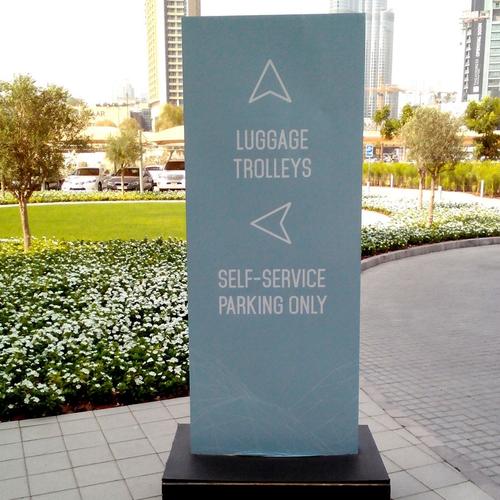Jual sign tanda totem pylon gate blok arah komplek jalan standing ...