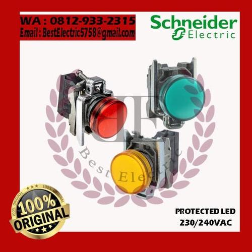 Jual Pilot lamp / XB4BVM3 / hijau / Schneider 22mm Modular tipe Metal ...