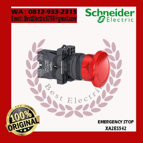 Jual Emergency Stop Schneider / XA2ES542 / 22mm 1NC Turn to release ...