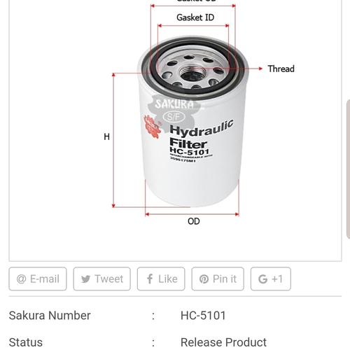 Jual Filter Sakura Hydraulic HC-5101 - Jakarta Barat - Mulia Sakti ...
