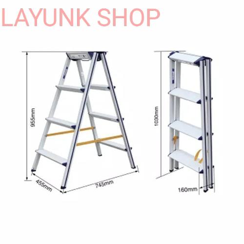 Jual Tangga Lipat Aluminium Portabel 4 Step Krisbow - Jakarta Utara ...