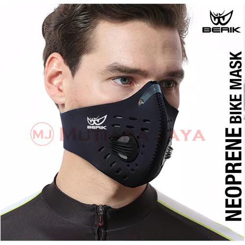 Jual Masker Sepeda Dan Motor Anti Polusi Filter Standar Eropa - Biru ...