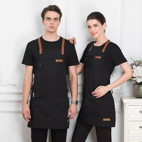 Jual Gudang Apron Celemek Masak barista barbershop pelayan pria wanita ...