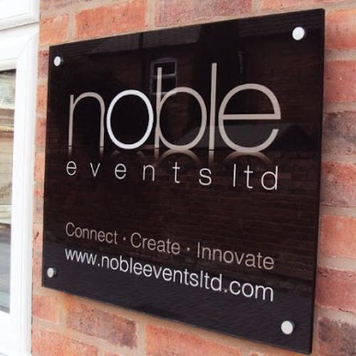 Jual sign tanda nama papan kantor merk salon toko butik mal board ...