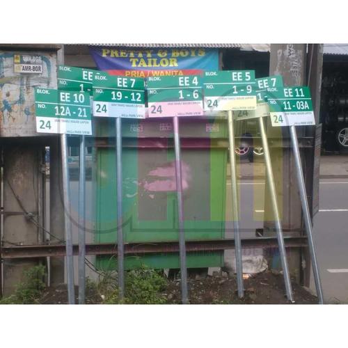Jual sign rambu jalan arah komplek perumahan jalan belok - Kota ...