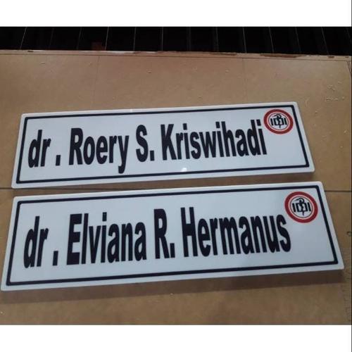 Jual sign board nama tulisan ruangan rumah sakit dokter klinik akrilik ...