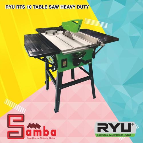 Jual RYU RTS 10 Table Saw Heavy Duty Meja Potong Kayu + KAKI MEJA ...