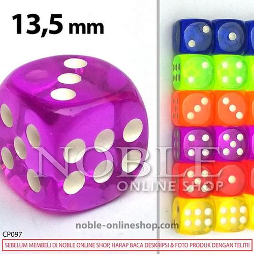 Jual Dadu Bening Warna Transparant Color Toys Pelengkap Mainan Board ...