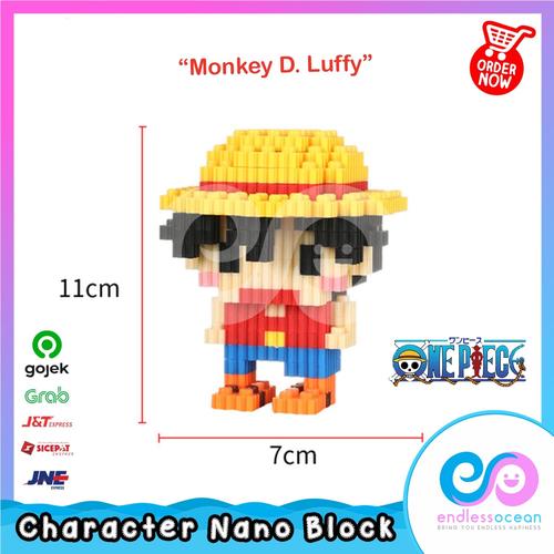 Jual MONKEY D LUFFY NANO BLOCK MAINAN LEGO BRICK ONE PIECE - Kota ...
