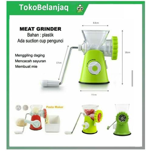 Jual Meat Grinder manual mincer alat giling daging sayuran buah pasta ...