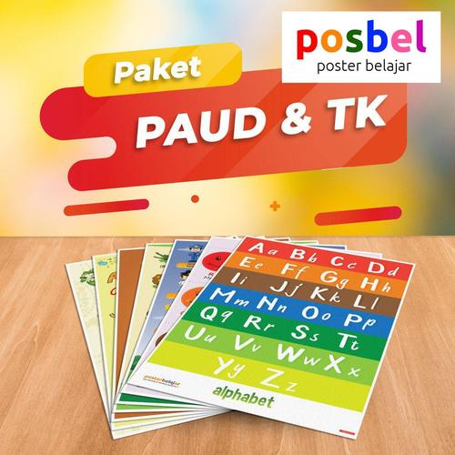 Jual PAKET PAUD DAN TK Poster Pendidikan Belajar untuk Anak - Kota ...