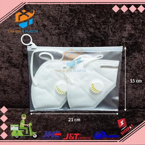 Jual Plastik Mika Zipper Gagang | Dompet Masker | Mika Kosmetik ...