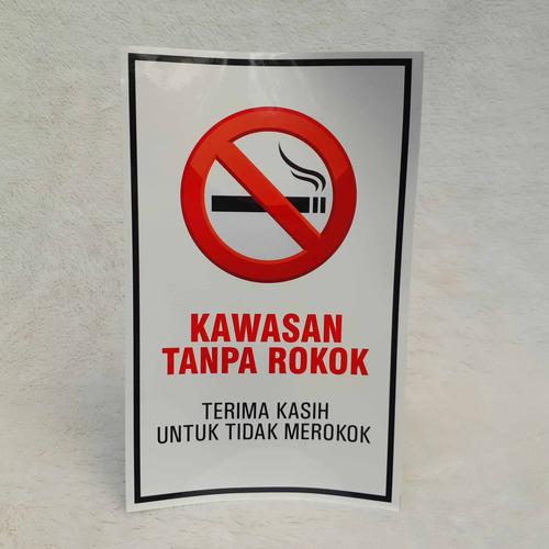 Jual Stiker KTR (Kawasan Tanpa Rokok) Versi Mirror/Chromo - Beli 5 ...