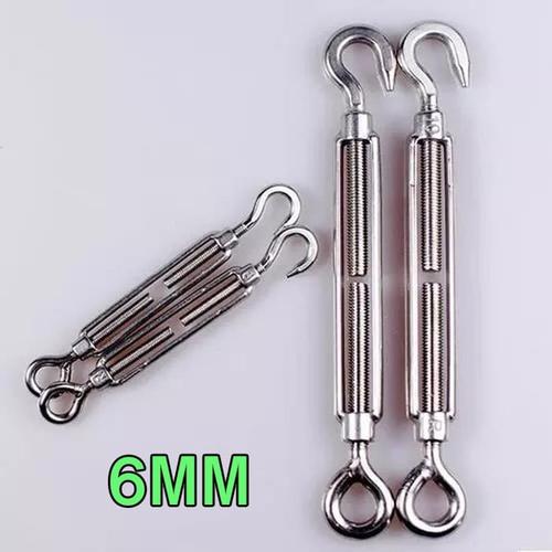 Jual Span Skrup 6mm Jarum Keras SS304 Turnbuckle Eye To Hook SpanSkrup ...