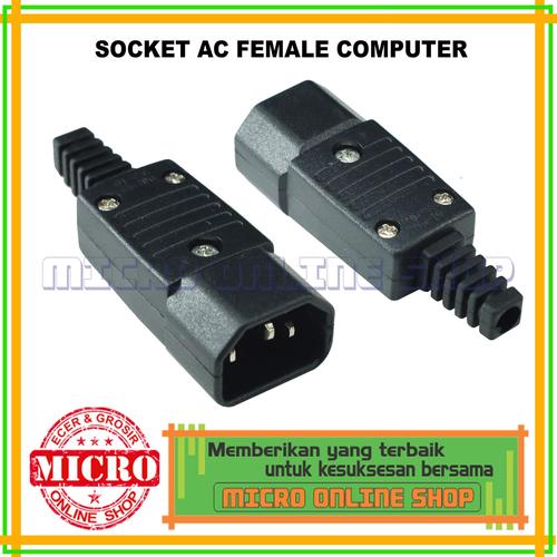 Jual Socket AC Female Computer / Colokan Komputer / Soket AC Komputer ...