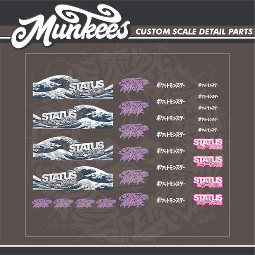 Jual DECAL WHITE TONER Livery Status Error - Kota Bandung - Munkees ...