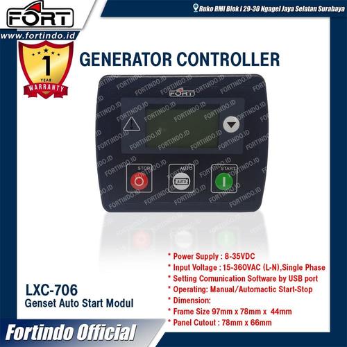 Jual Modul PANEL ATS AMF genset FORT LXC-706 bukan deepsea dse smartgen ...