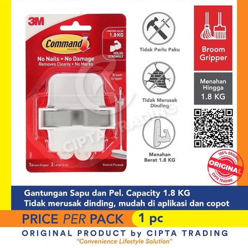 Jual Wall hook - Command - Broom Gripper ( gantungan sapu dan pel ...