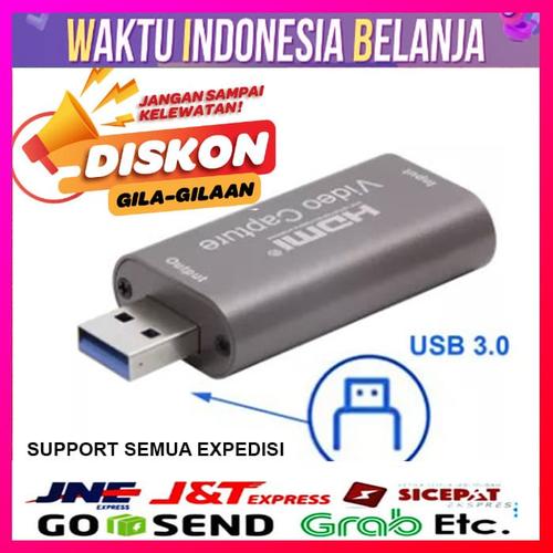 Jual Video Capture Alat untuk Live Streaming OBS VMix USB 3.0 60fps 4K ...