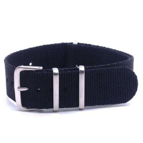 Jual 24mm nato strap nylon hitam polos - Jakarta Selatan - Arlojistrap ...