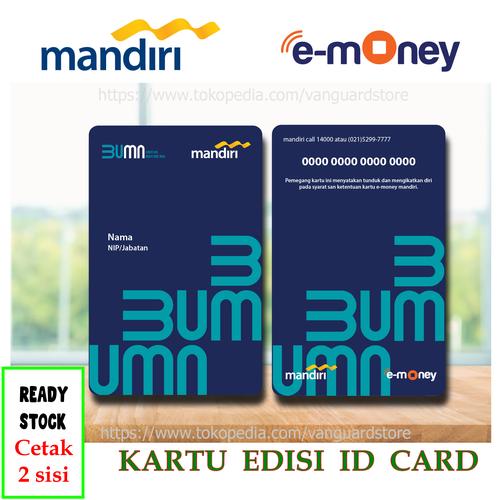 Jual Emoney Etoll ID CARD NEW MANDIRI BUMN Kuning Kartu Identitas - 2 SISI - MANDIRI EMONEY ...