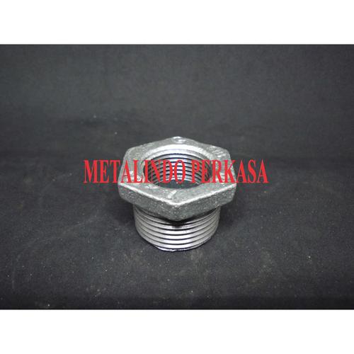 Jual Vlok Ring / V.Ring / Bushing Besi Galvanis Drat Ø 1" x 1/2" - Kota ...