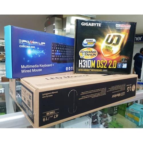 Jual PC CLIENT MURAH INTEL GEN 9 | SUPPORT CORE i7 | LED LG 19 INCH ...