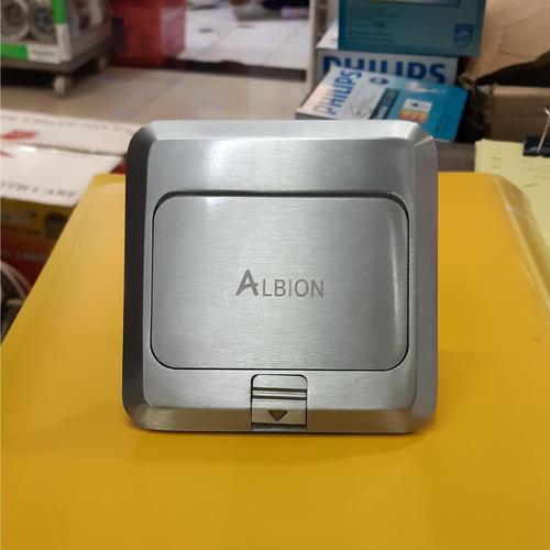 Jual ALBION STOP KONTAK LANTAI FLOOR OUTLET ALUMUNIUM A747 TELP DATA ...