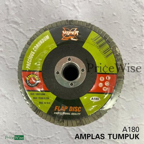Jual Amplas Tumpuk Susun A80-240 / Amplas Besi / Flap Disc - A400, 10 ...