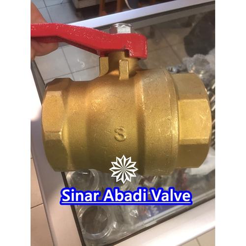 Jual Ball valve kitz kuningan 4" inch - Jakarta Barat - Sinar Abadi Valve | Tokopedia
