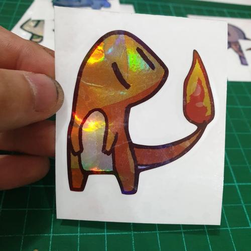 Jual Sticker Hologram Pokemon Charmander - 04 - Jakarta Utara - Sticker ...