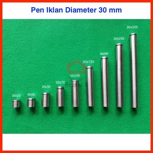 Jual Pen Iklan 30 x 100 Stainless / Stabil Kaca Sign Board / Baut ...
