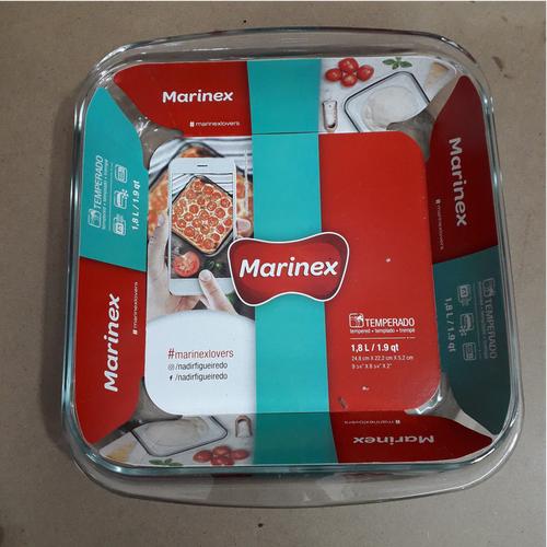 Jual LOYANG PIRING KACA MARINEX 22CM SEGI EMPAT 1.8L PYREX PIREX ...